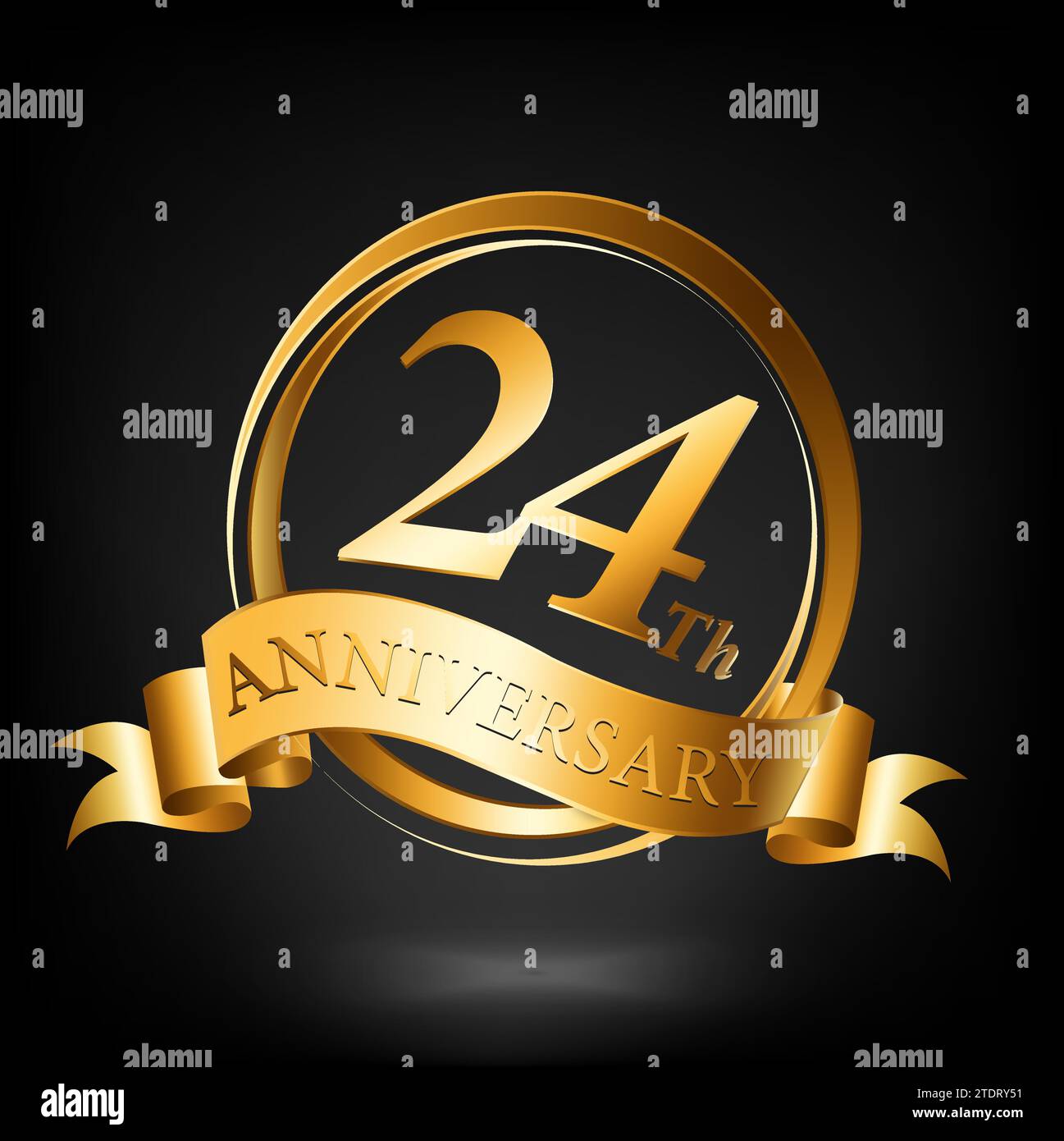 24 YEARS DECORATIVE ANNIVERSARY BACKGROUND Stock Vector Image & Art - Alamy