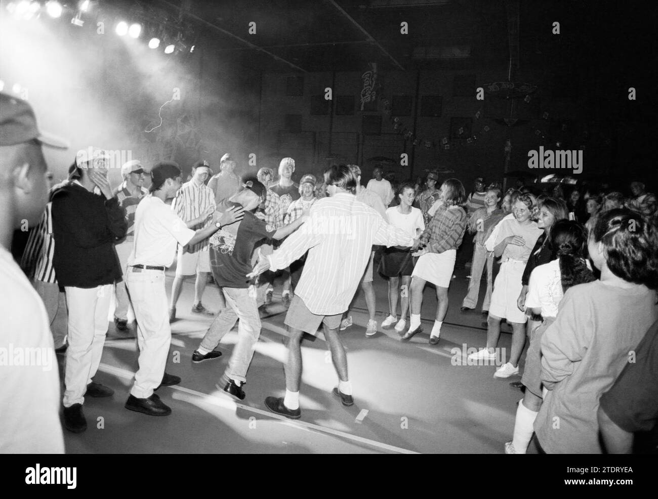 Haarlem Cup, disco in Spaarnehal, Haarlem, The Netherlands, 06-08-1992 ...