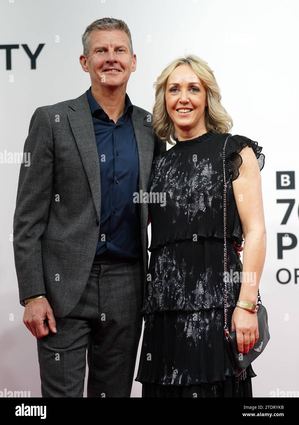 Steve Cramm and Allison Curbishley arrive for the 2023 BBC Sports ...