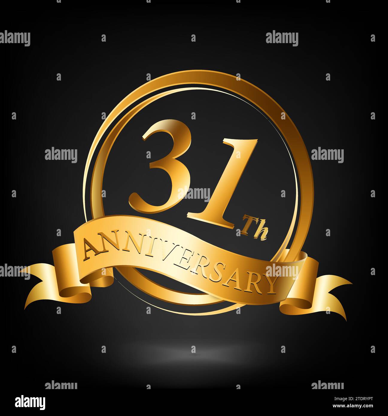 31 YEARS DECORATIVE ANNIVERSARY BACKGROUND Stock Vector Image & Art - Alamy