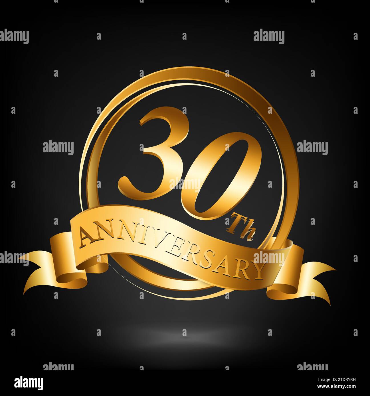 30 YEARS DECORATIVE ANNIVERSARY BACKGROUND Stock Vector Image & Art - Alamy