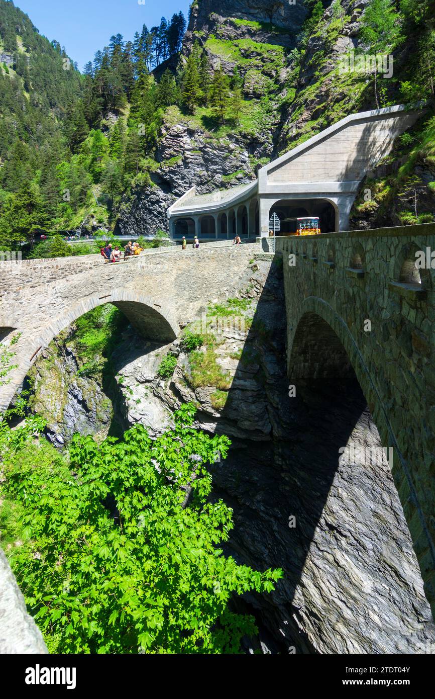 Premoli and wildener bridge in viamala hi-res stock photography and ...