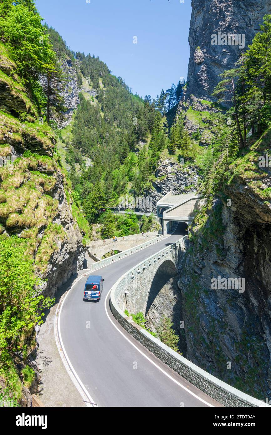 Premoli and wildener bridge in viamala hi-res stock photography and ...