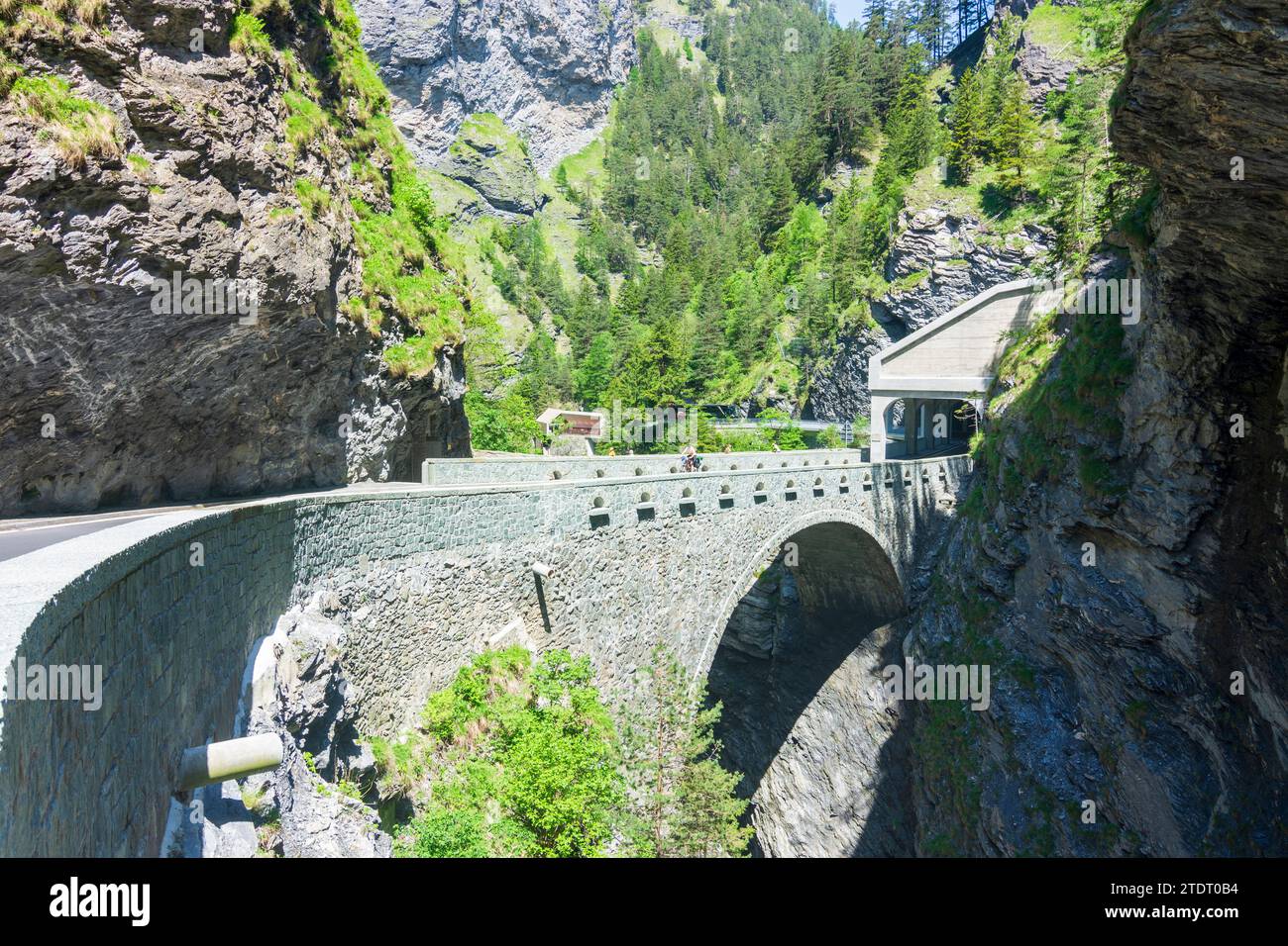 Premoli bridge in viamala hi-res stock photography and images - Alamy