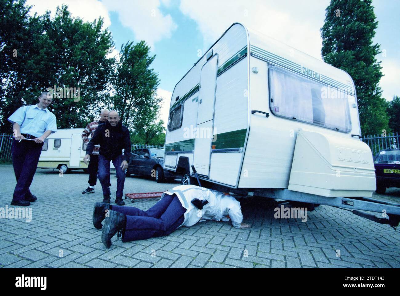Caravan control, IJmuiden, IJmuiden, The Netherlands, 19-05-2000 ...