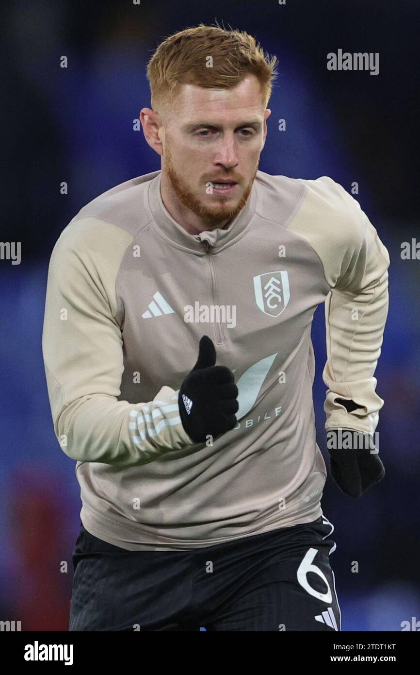 Harrison Reed of Fulham during the pre-game warm up ahead of the ...