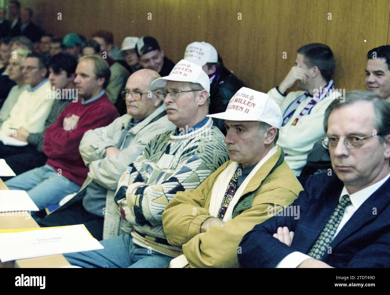 Debate about Telstar in Velsen town hall, public gallery, IJmuiden, The ...