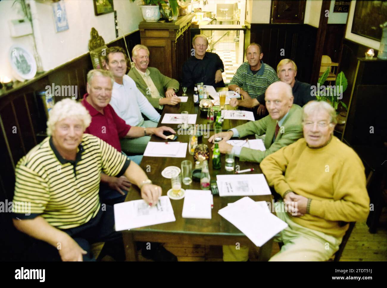 Football reporters Haarlem, Haarlem, The Netherlands, 04-09-2001 ...