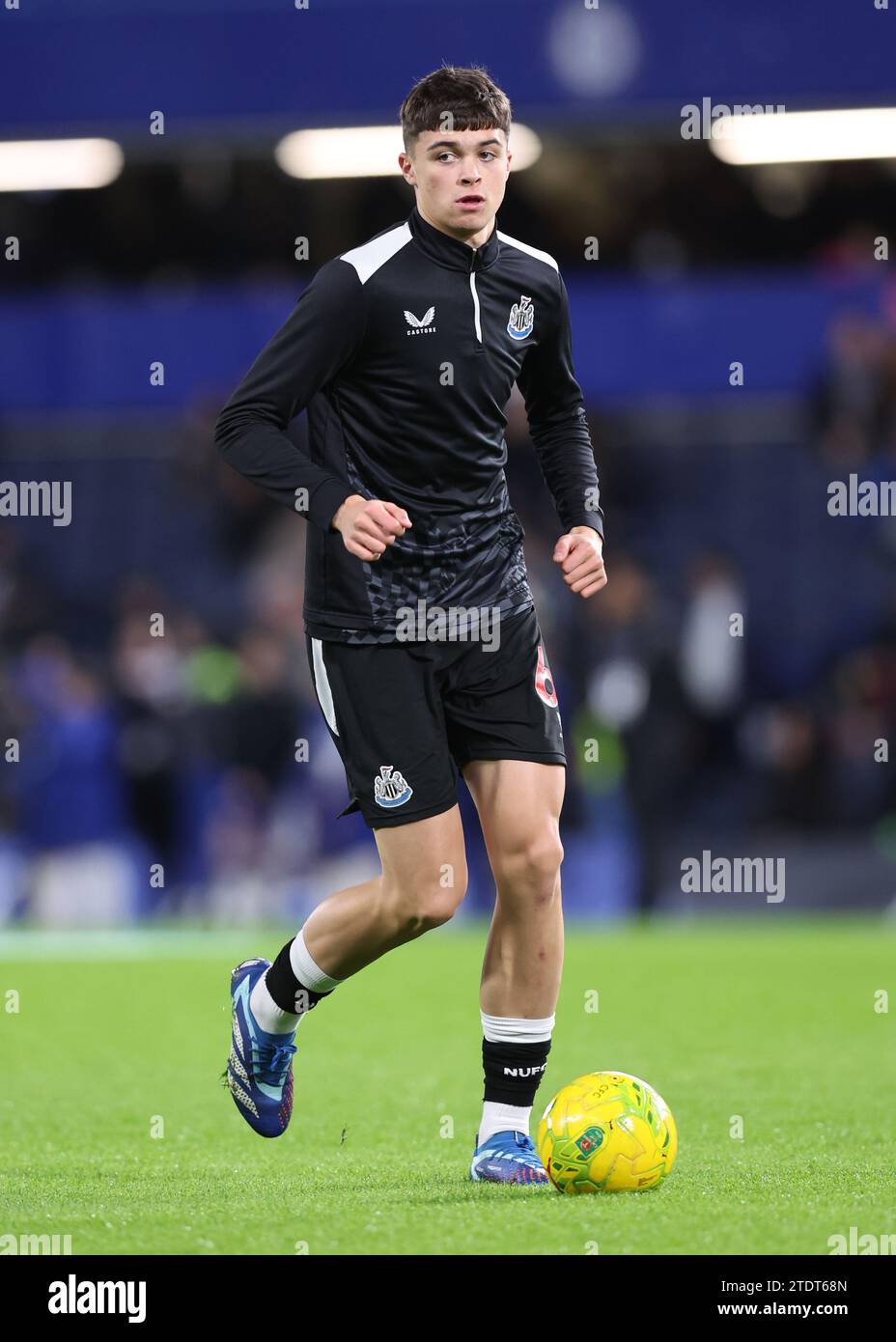 London, UK. 19th Dec, 2023. Lewis Miley of Newcastle United during the ...