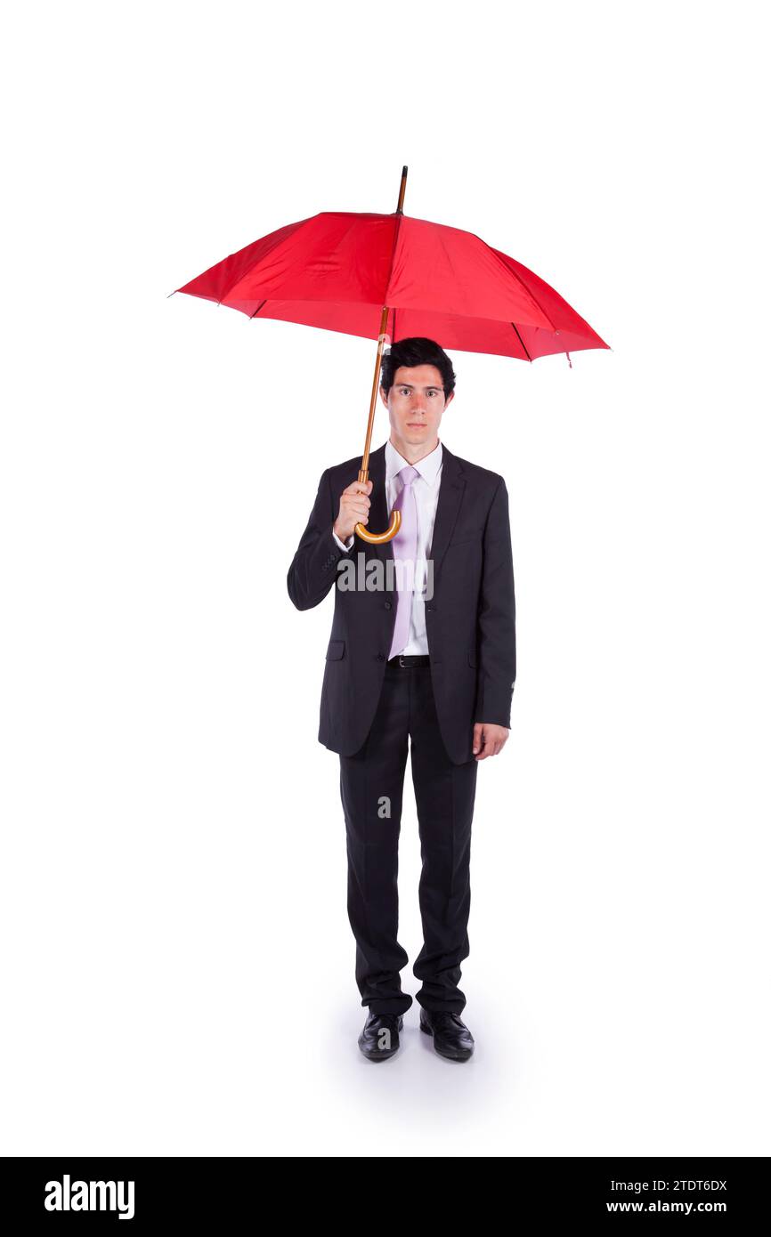 Umbrella shield people Cut Out Stock Images & Pictures - Alamy