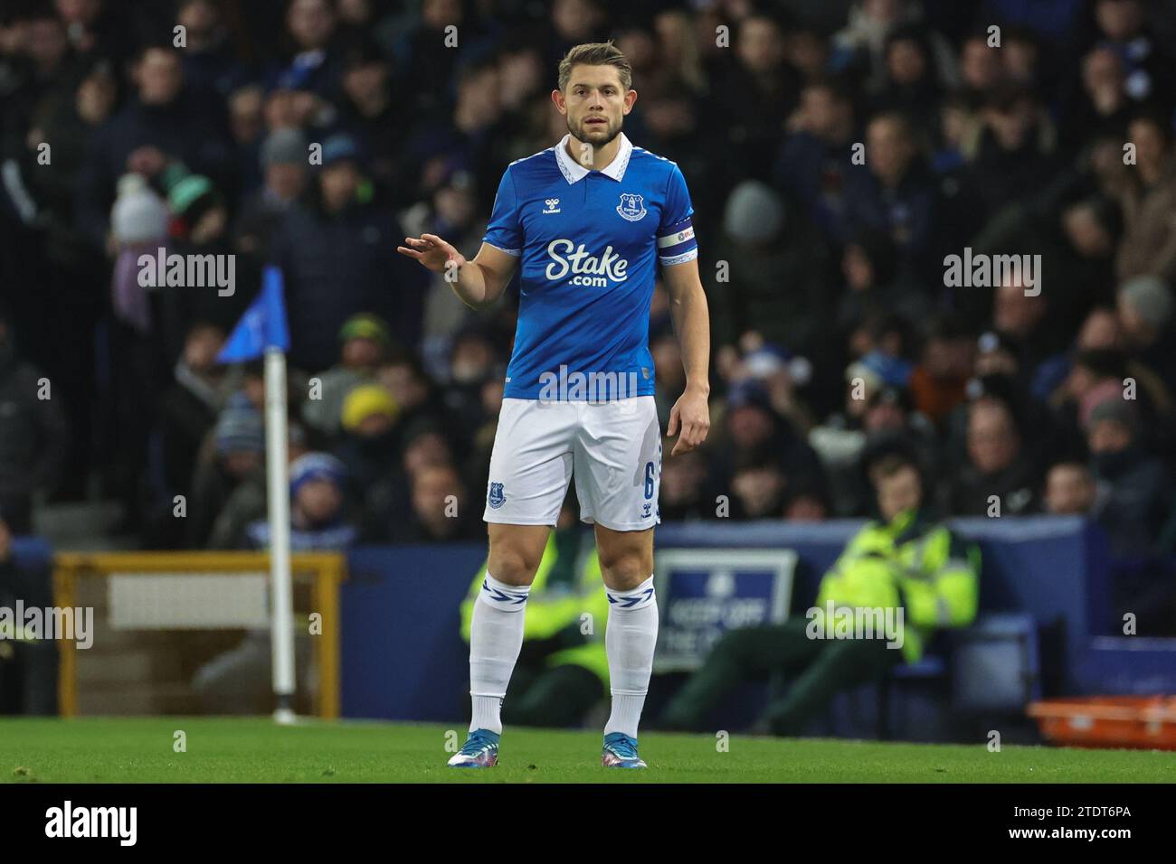 James Tarkowski of Everton during the Carabao Cup Quarter Final match ...