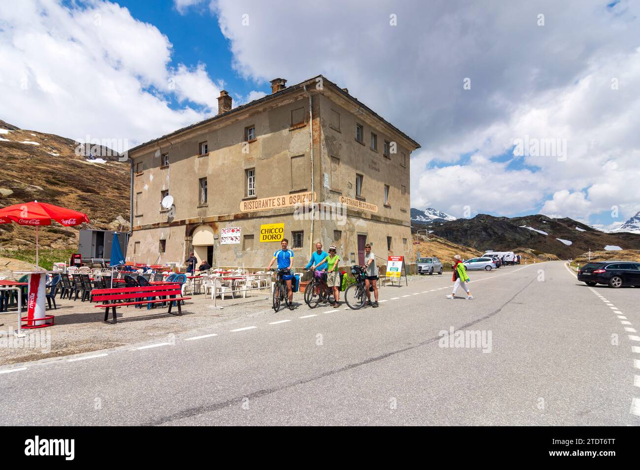 Mesocco: San Bernardino Pass, restaurant in Moesa, Graubünden, Grisons ...
