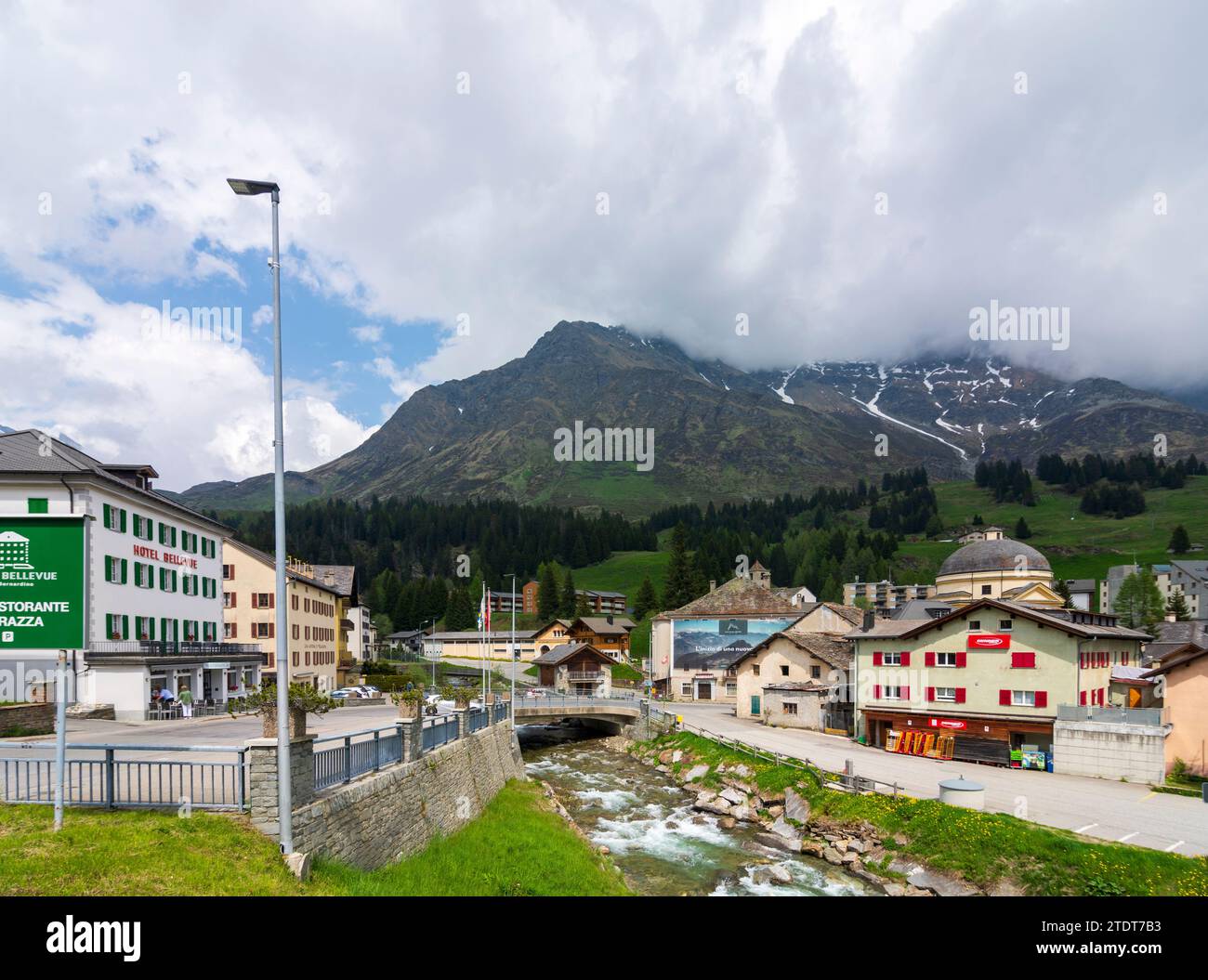 Village san bernardino in moesa hi-res stock photography and images - Alamy