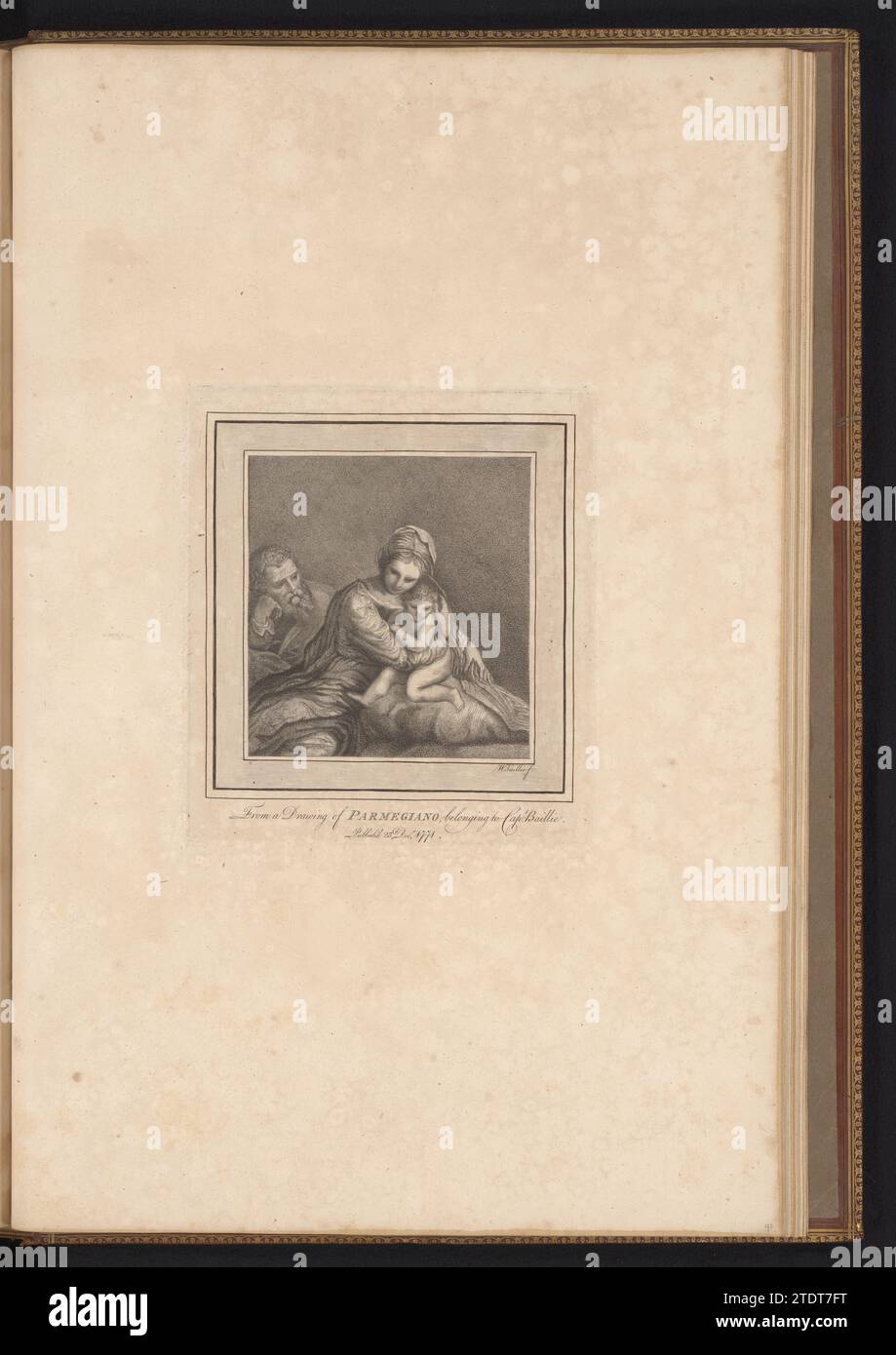 Heilige Familie, William Baillie, After Parmigianino, 1771 The Holy ...