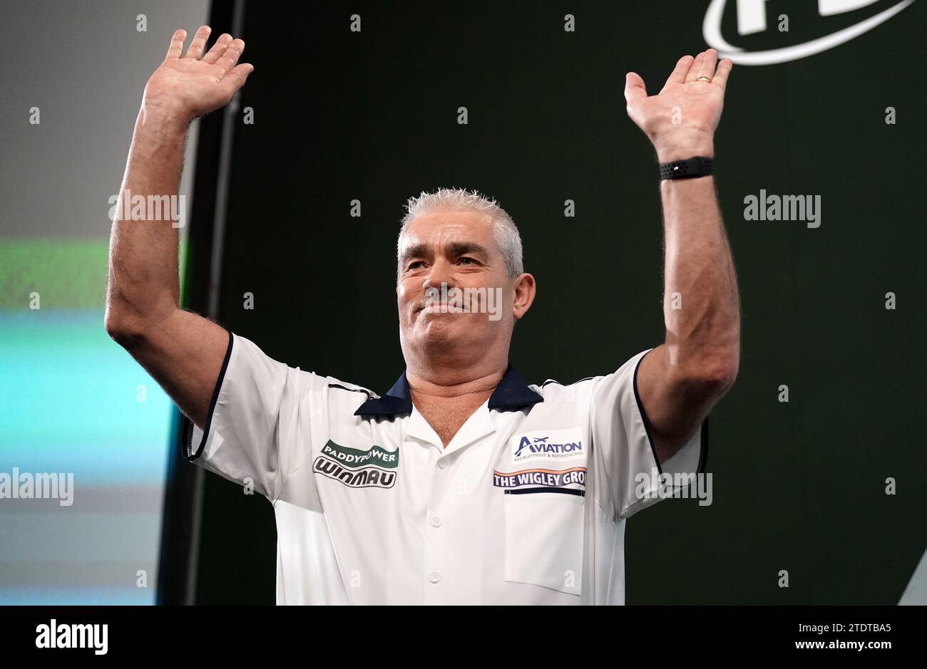Steve Beaton before his match against Wessel Nijman (not pictured) on ...