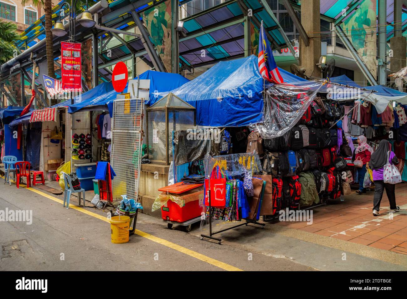 Jalan Masjid India, Kuala Lumpur, Malaysia - March 8th 2018: The Jalan ...