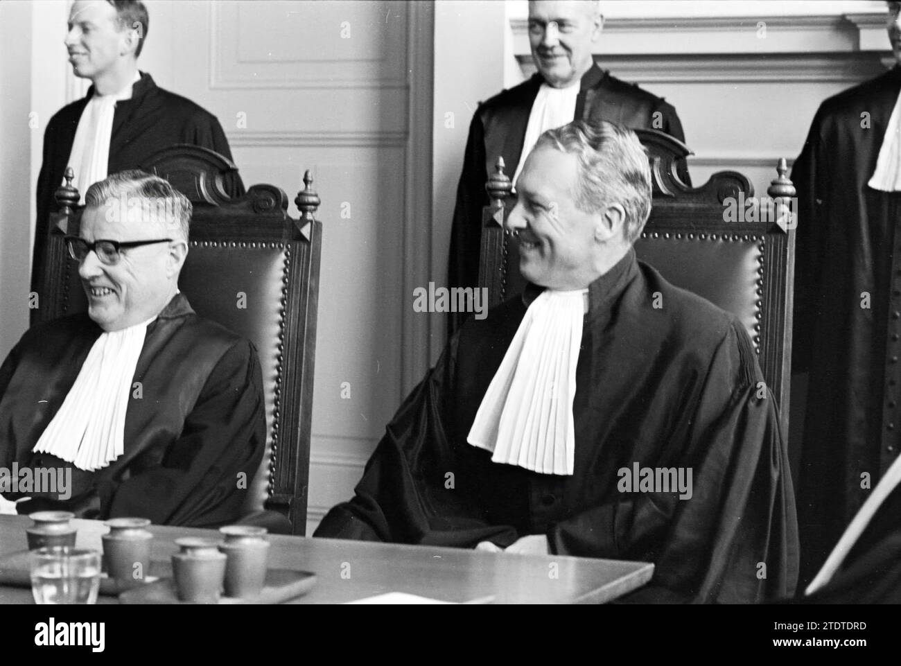 Large hearing room of the court, District Court in Haarlem, possible ...