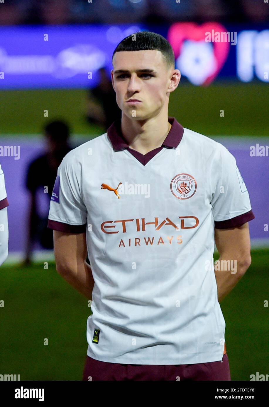 Manchester City's Phil Foden ahead of the FIFA World Cup Club Saudi ...