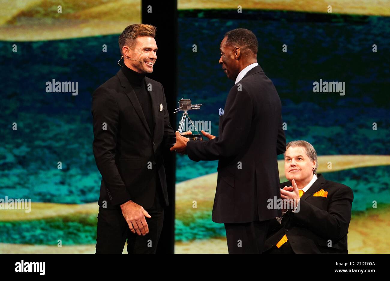 BBC Sports Personality Unsung Hero winner Desmond Smith receives his ...