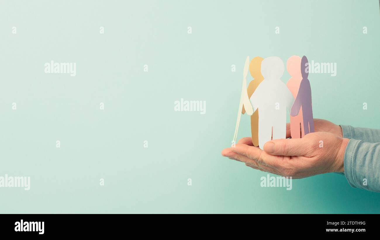 No discrimination and racism, human rights, friendship support and ...