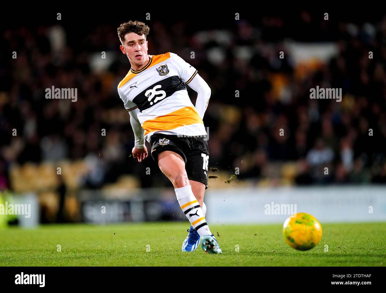 Port Vale's Oliver Luke Arblaster during the Carabao Cup quarter final ...