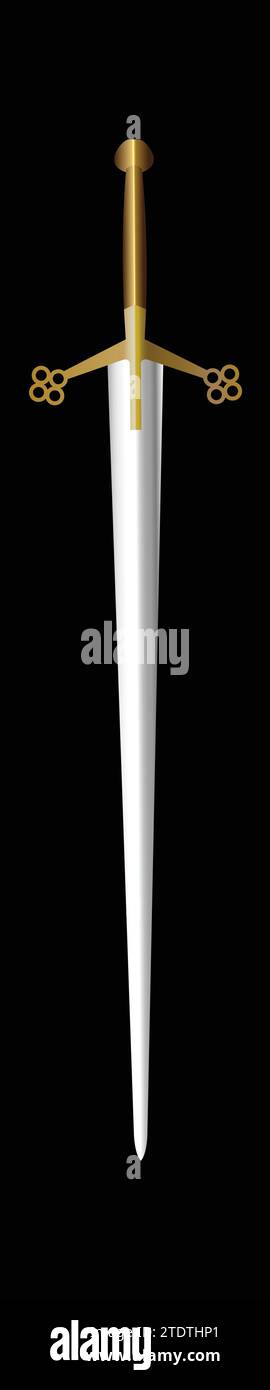 Medieval sword vector vectors hi-res stock photography and images - Alamy