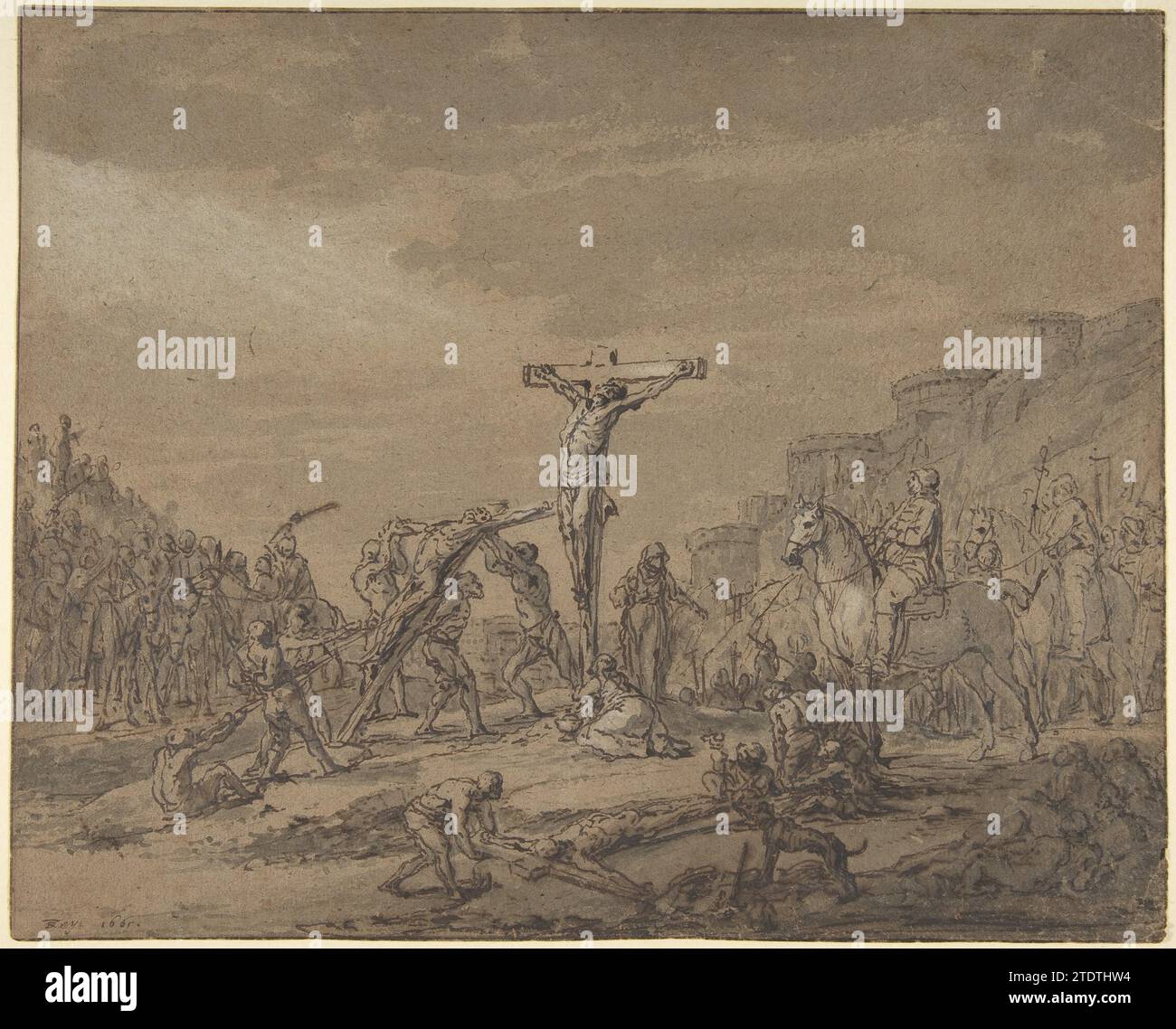 Crucifixion 1975 by Thomas de Keyser Stock Photo - Alamy