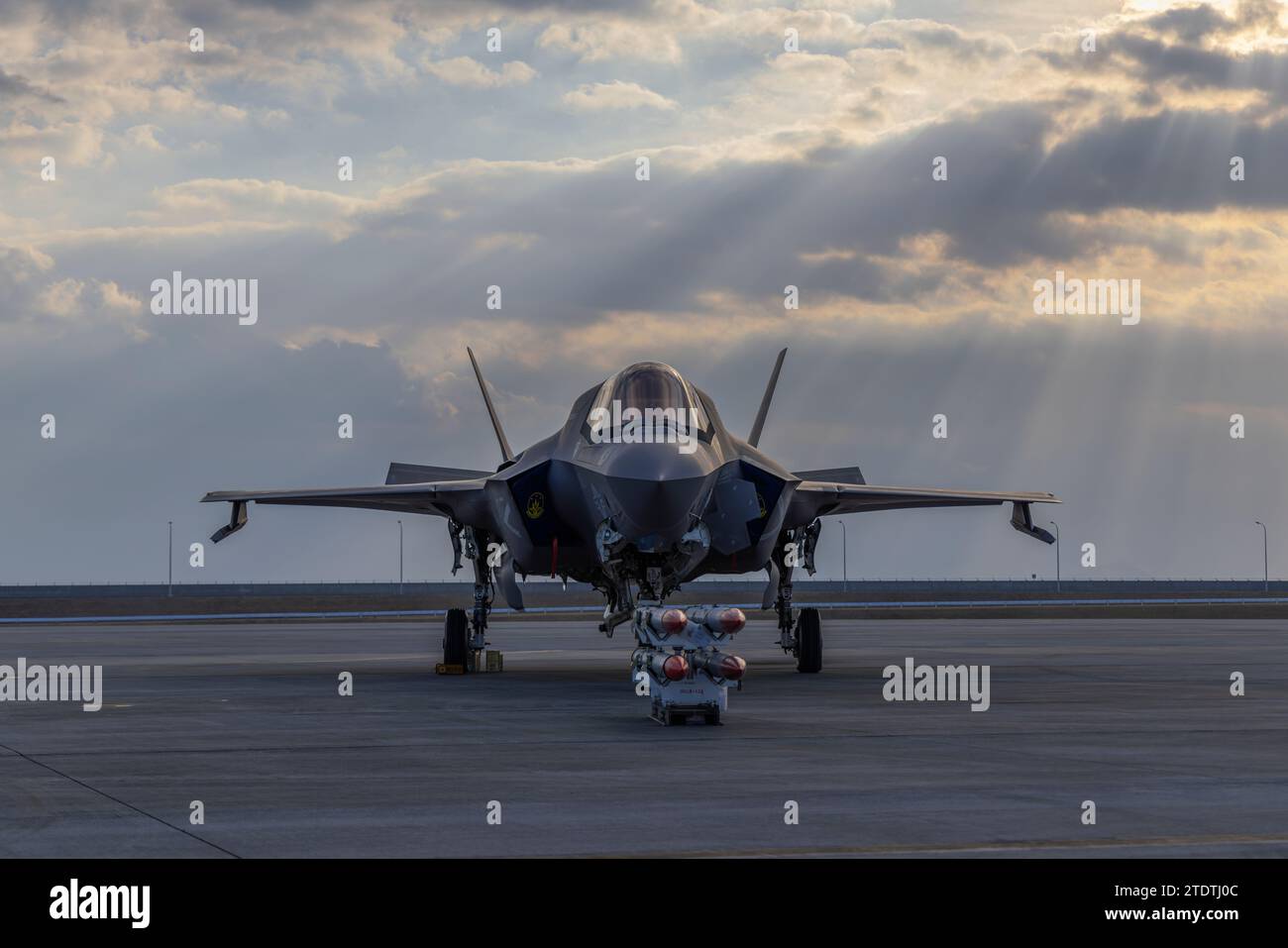 A U.S. Marine Corps F-35B Lightning II aircraft at Marine Corps Air ...