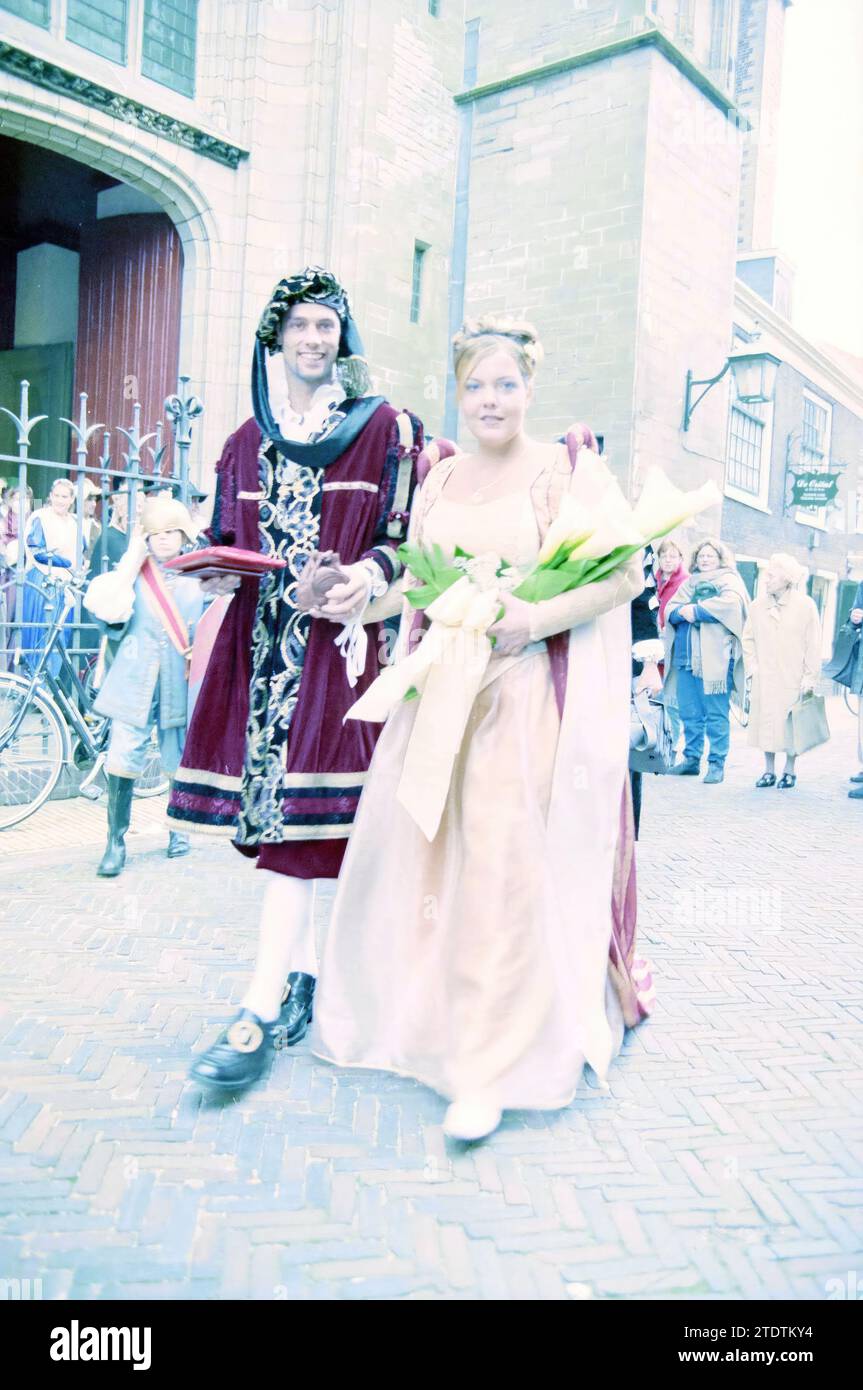 Marriage ceremony in Frans Hals Style (17th century) at the town hall ...