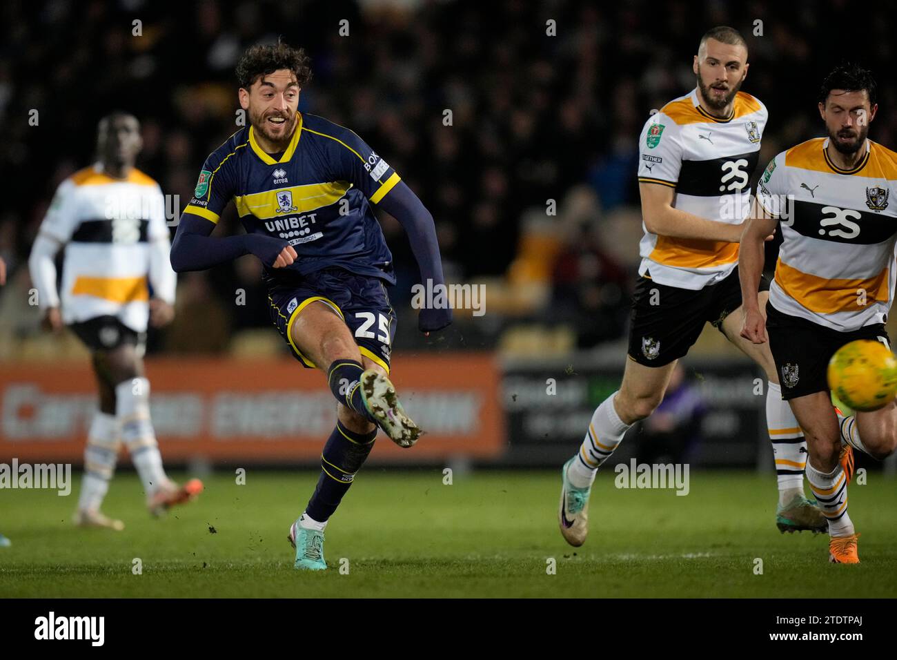 Matt Crooks #25 of Middlesbrough scores a goal to make it 0-3 during ...