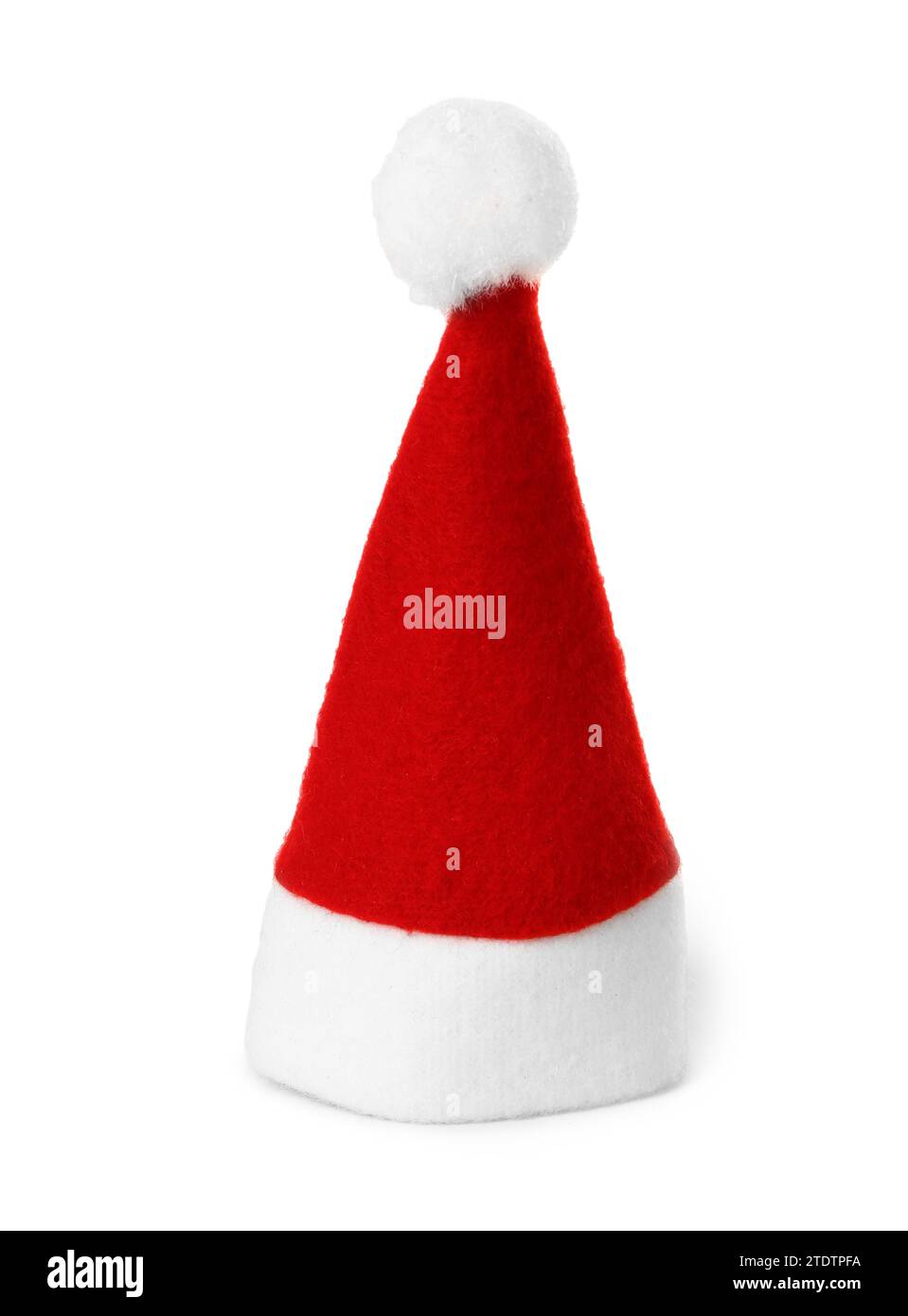 Santa Claus hat isolated on white background Stock Photo - Alamy