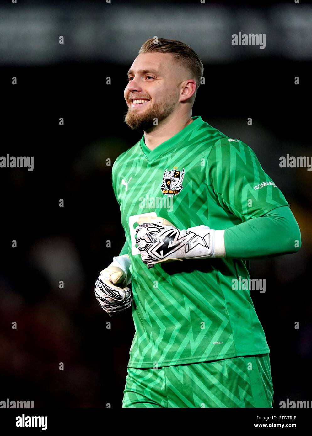 Port Vale goalkeeper Connor Ripley during the Carabao Cup quarter final ...