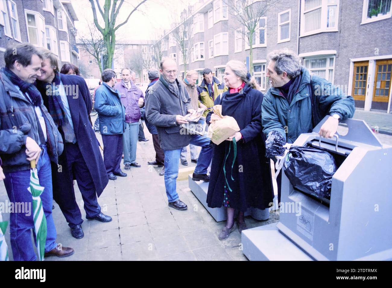Commissioning of underground garbage containers in Amsterdam, Amsterdam ...