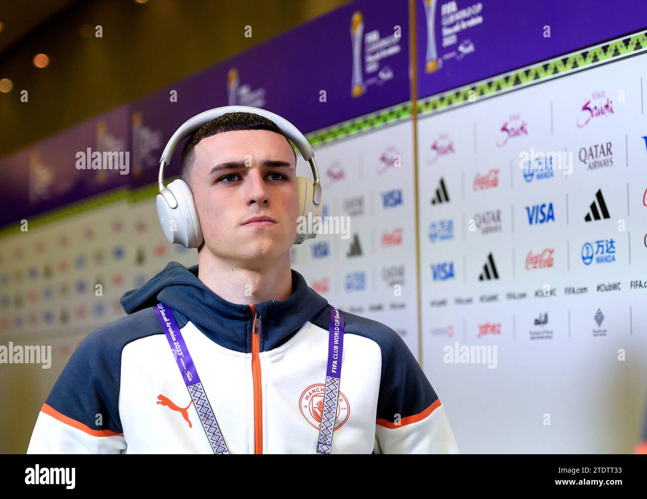 Manchester City's Phil Foden arrives ahead of the FIFA World Cup Club ...