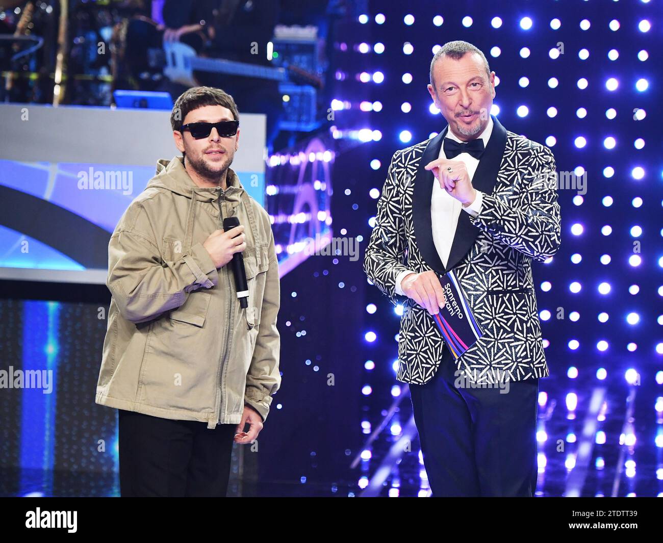 Sanremo, Italy. 19th Dec, 2023. Sanremo, Sanremo Giovani 2023. In the ...