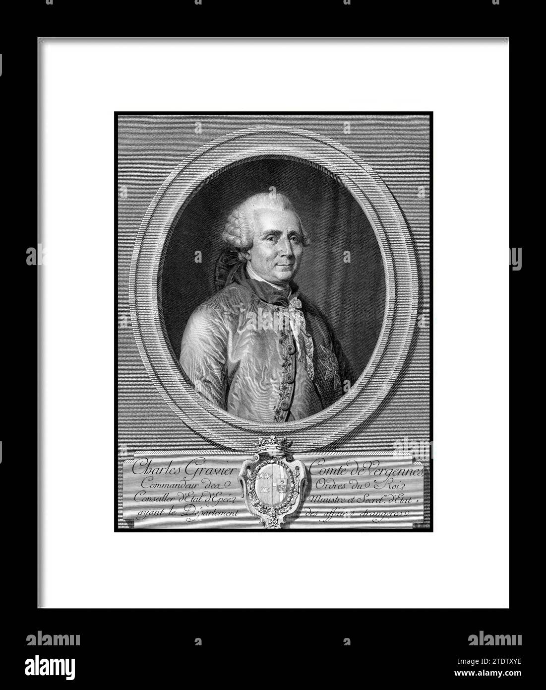 Charles Gravier, Count of Vergennes. Charles Clйment Bervic (French ...