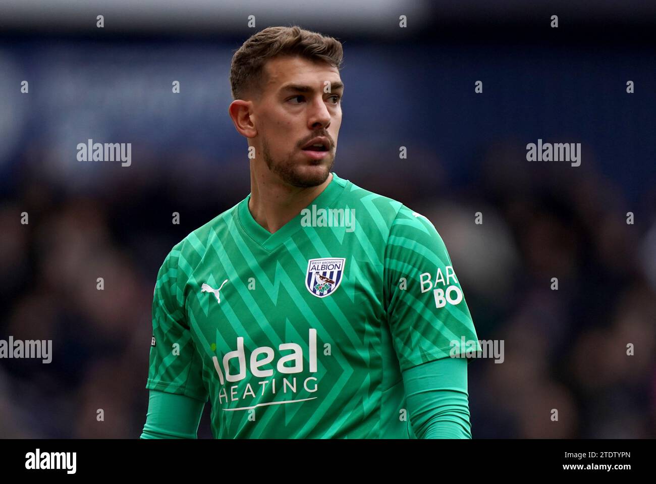 West Bromwich Albion goalkeeper Alex Palmer the Sky Bet Championship ...