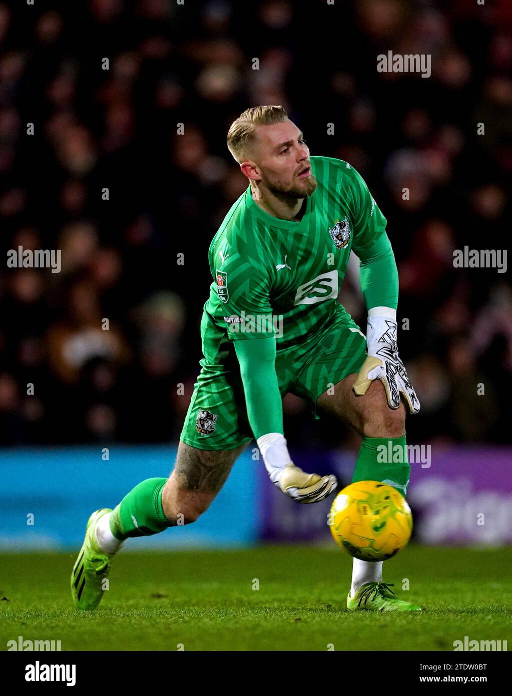 Port Vale goalkeeper Connor Ripley during the Carabao Cup quarter final ...