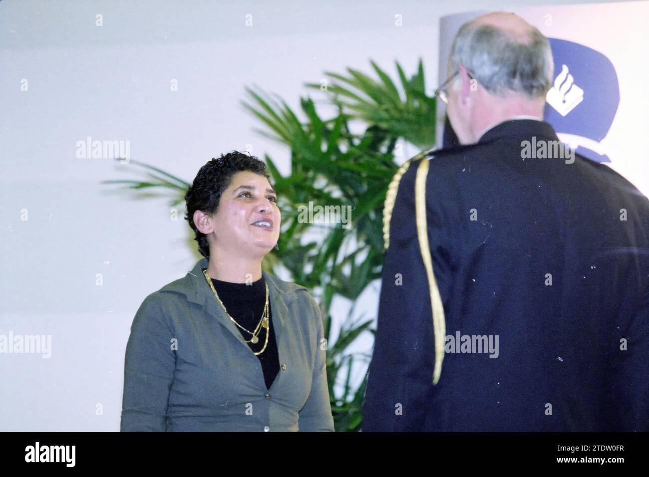 Woman takes oath before Chief Commissioner Visser, Kennemerland police ...