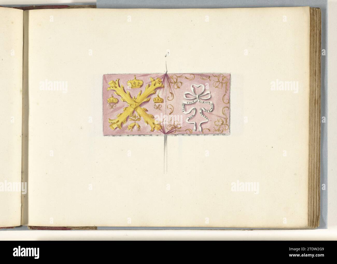 Frans Standard, conquered in the Battle of Oudenaarde, 1708, 1713 ...