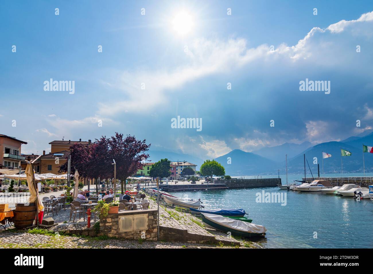 Colico harbor in lecco hi-res stock photography and images - Alamy