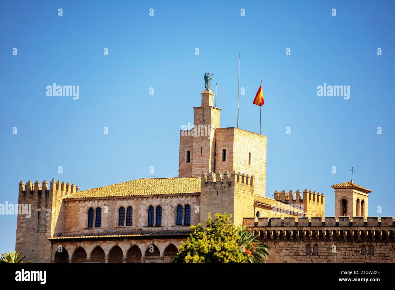 The Almudaina Palace is the oldest building on the island of Mallorca ...