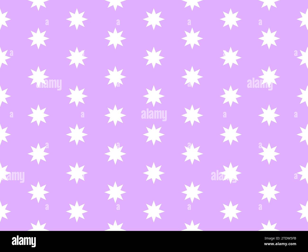 Star pattern – seamless – White stars – bright lilac background Stock ...