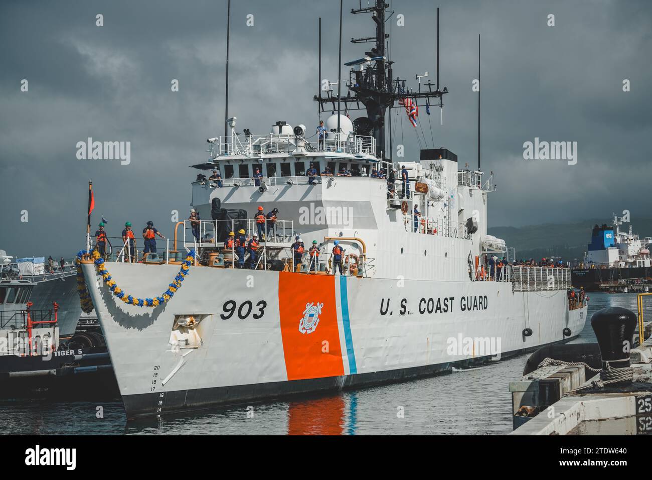 Coast Guard Cutter Harriet Lane arrived at its new home port at Joint ...