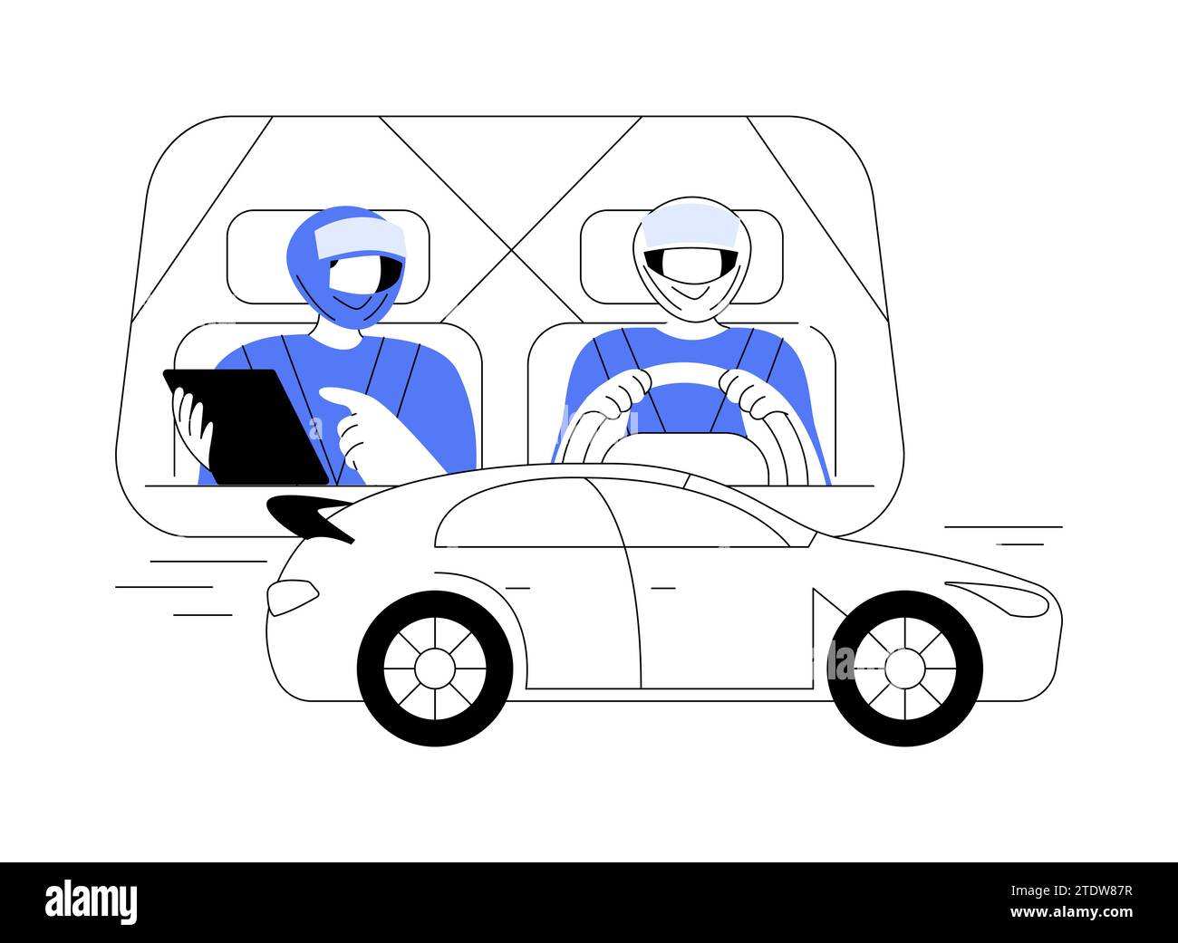 As co driver Stock Vector Images - Alamy