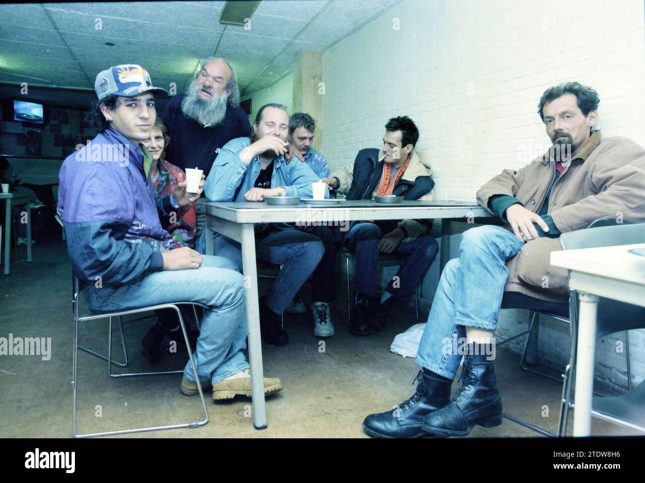 Homeless in the Salvation Army sleeping corner, 20-10-1996, Whizgle ...