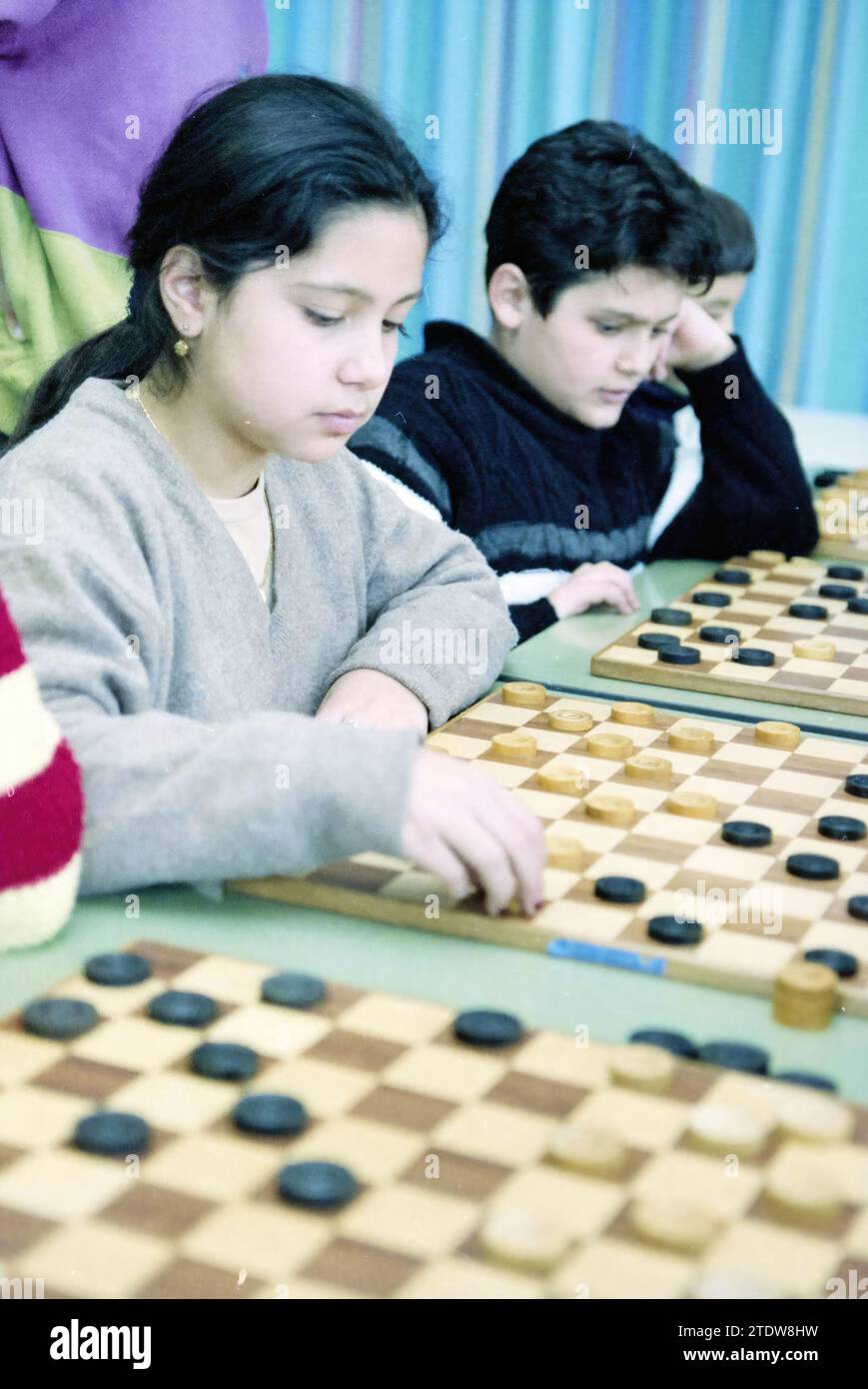 School checkers tournament, Piramide, Haarlem, The Netherlands, 24-11 ...
