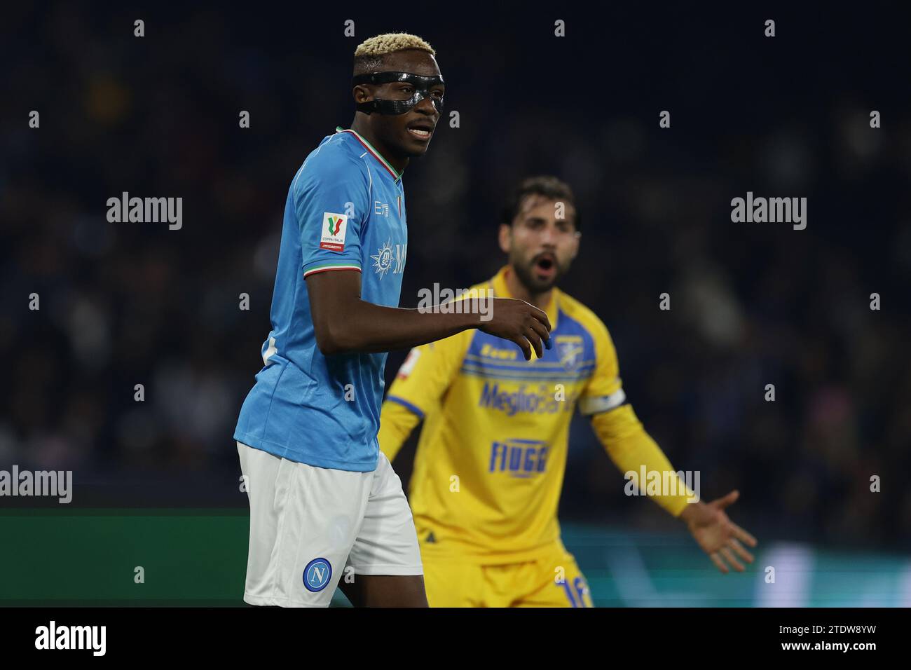 Naples, Italy. 19th Dec, 2023. SSC Napoli's Nigerian forward Victor ...