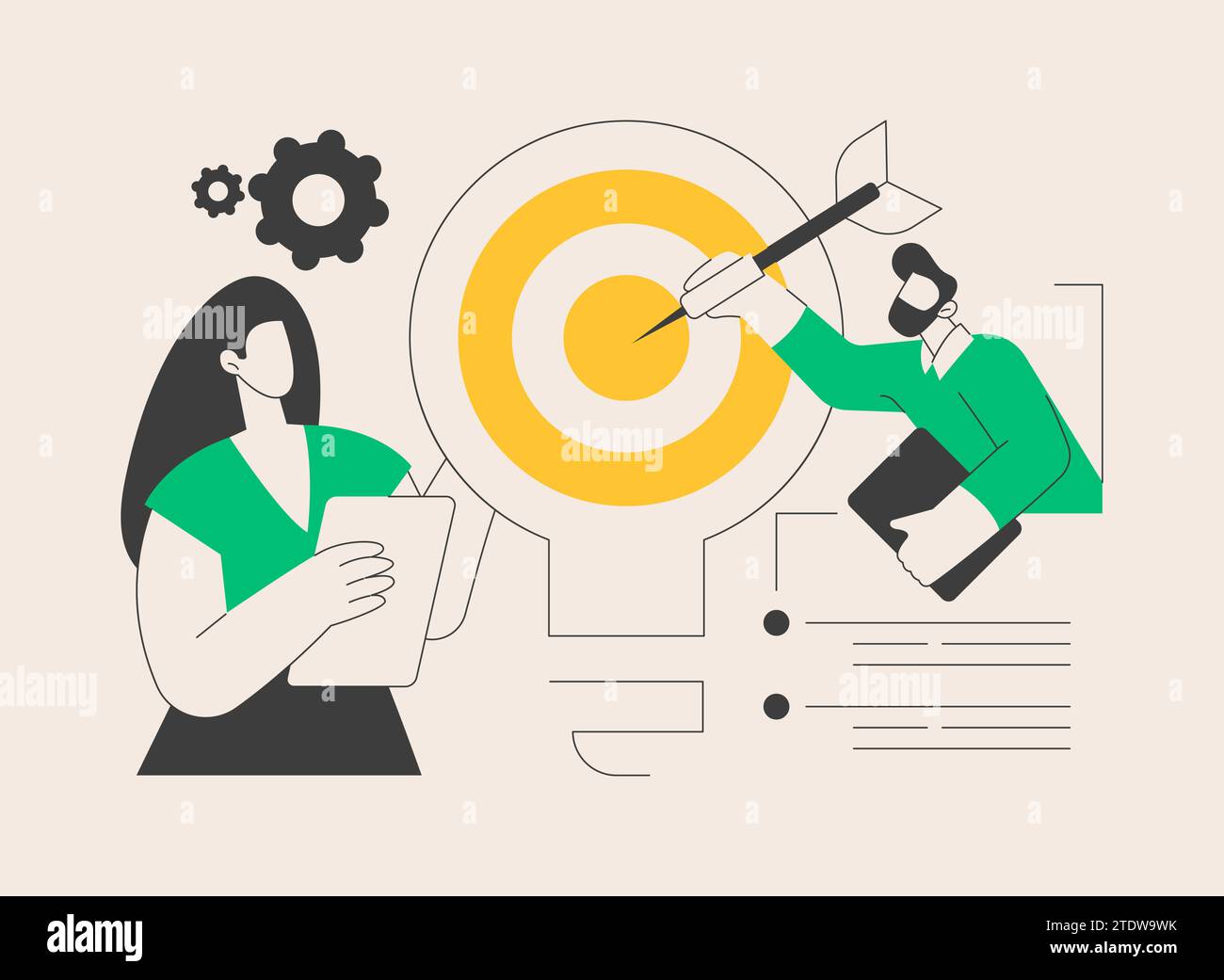 Goals abstract concept vector illustration Stock Vector Image & Art - Alamy