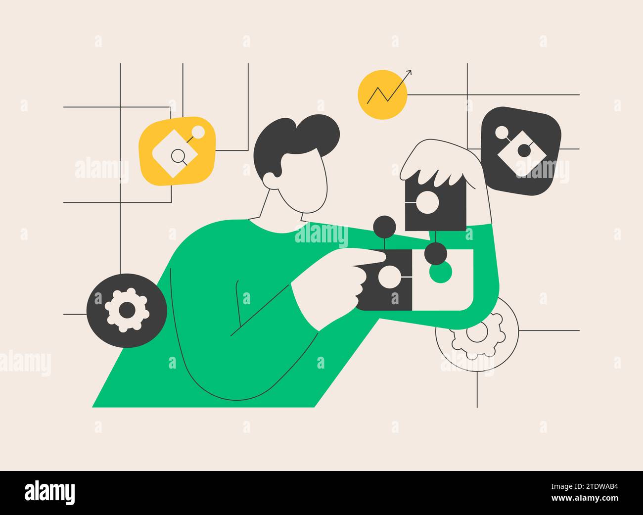Problem solving abstract concept vector illustration Stock Vector Image ... Problem solving abstract concept vector illustration Stock Vector Image ...